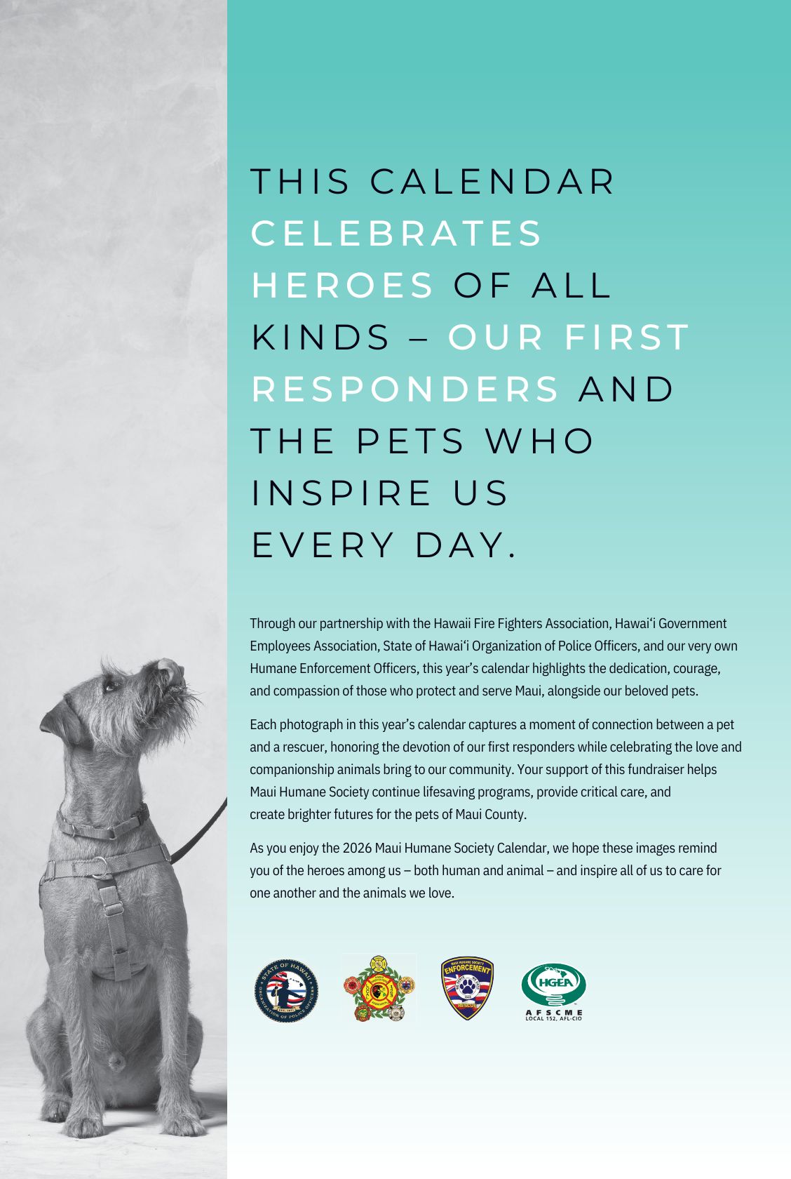 2026 MHS Calendar – Maui Humane Society