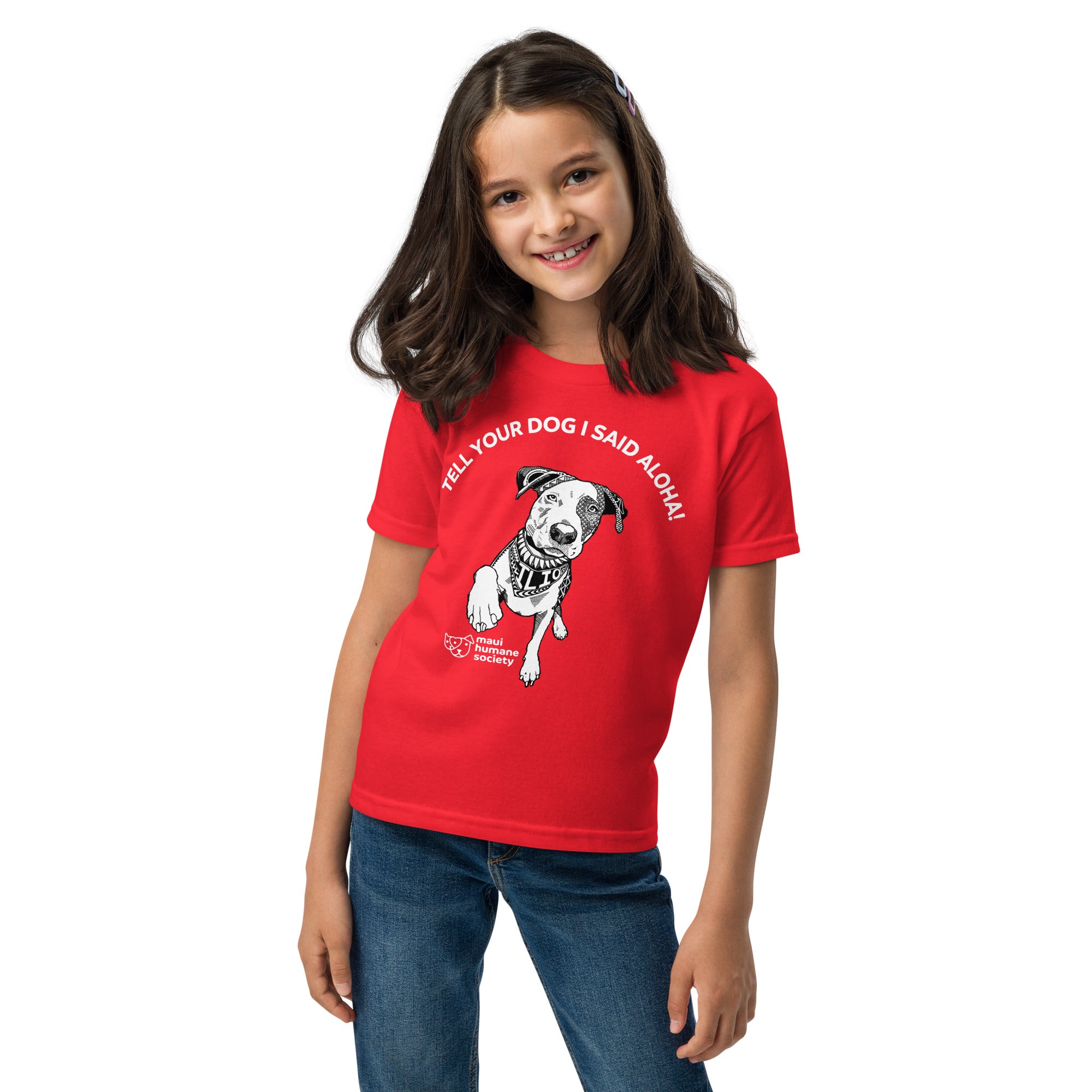 Tell Your Dog I Said Aloha! Youth T-Shirt – Maui Humane Society